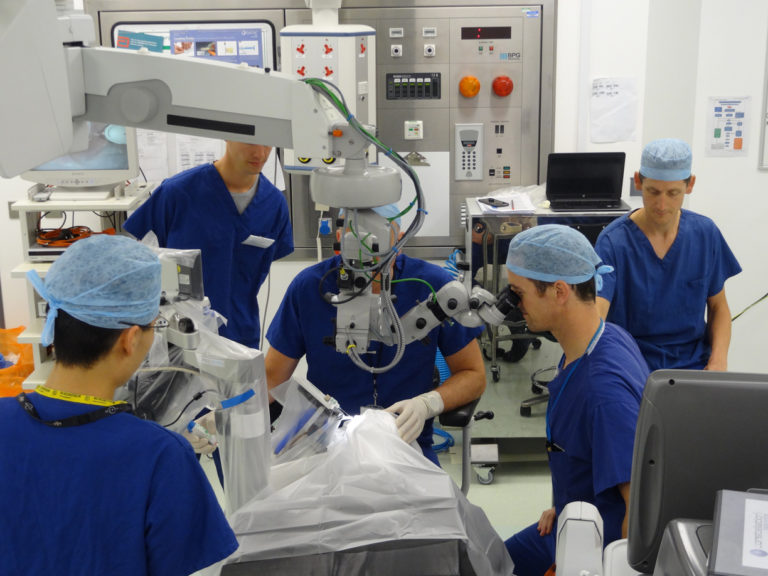 First human test of robotic eye surgery a success | NIHR Oxford ...