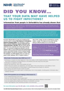 65601_Infections_Research_Database_Poster | NIHR Oxford Biomedical ...