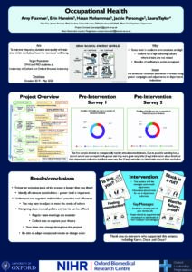 Occupational health poster | NIHR Oxford Biomedical Research Centre