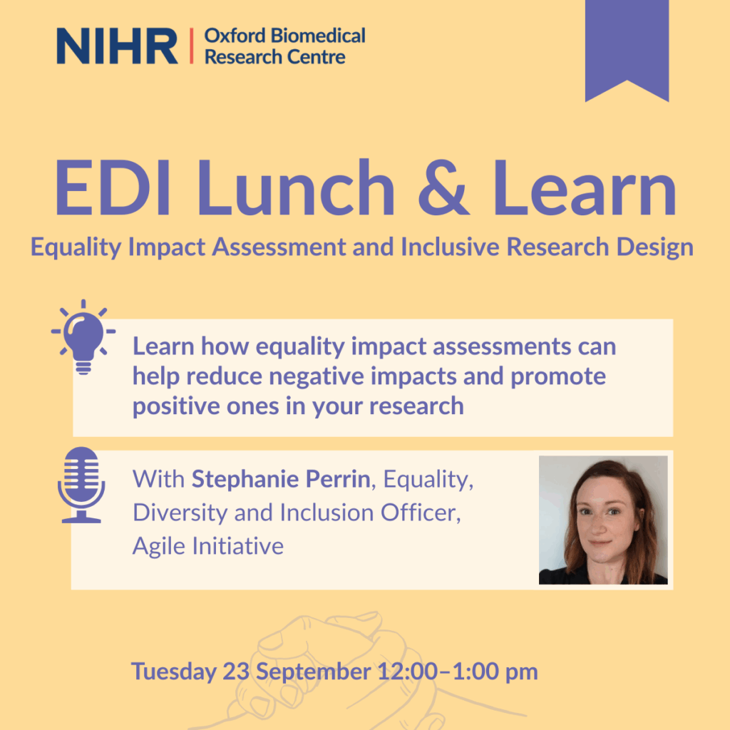 Lunch and Learn: Equality Impact Assessment and Inclusive Research ...